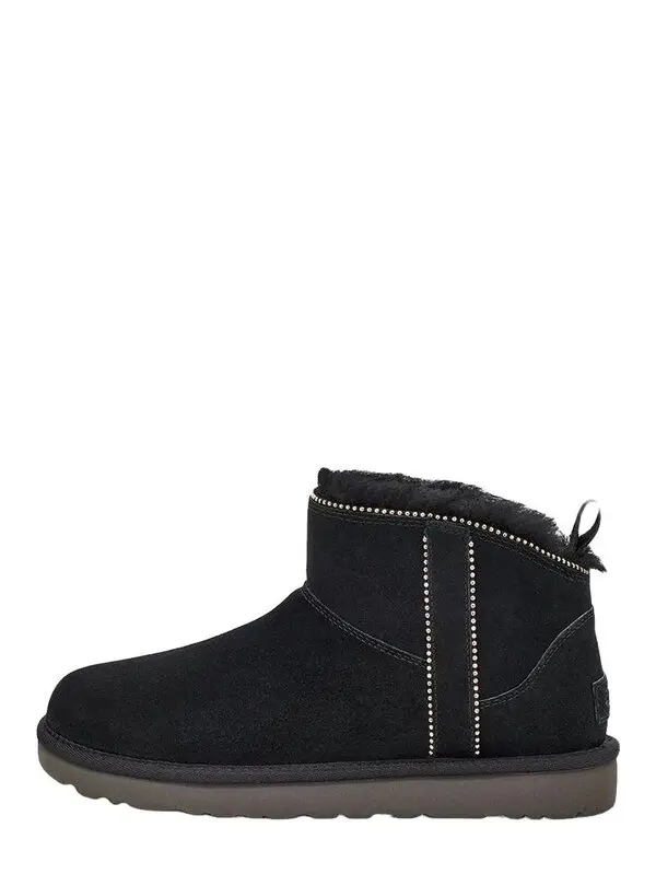 UGG Classic Mini Embellished Boots - Black