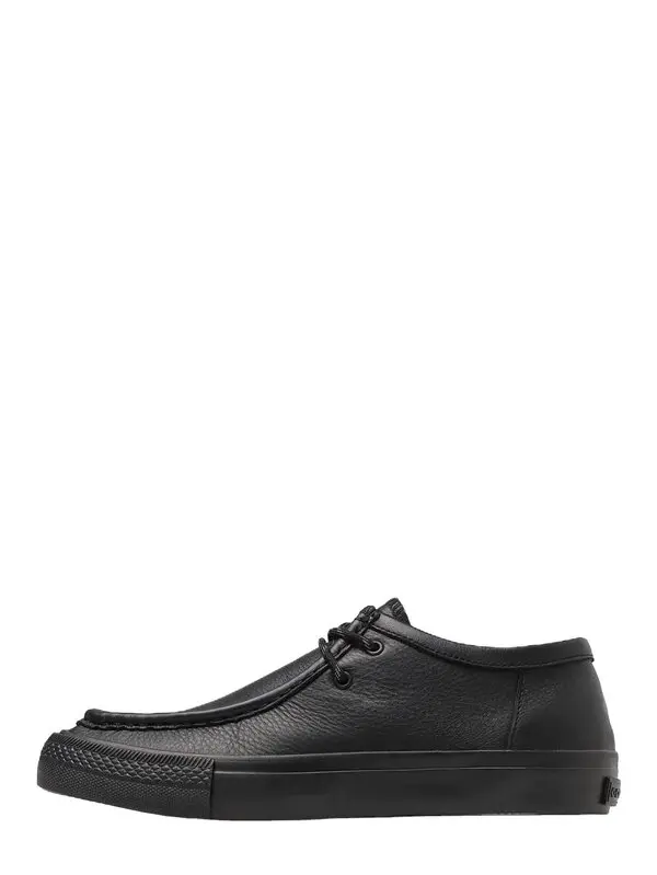 CONVERSE Chevron & Star Moc Toe Low Top Sneakers - Black