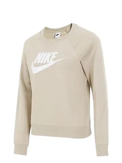 Nike Essential Long Sleeve T-shirt - Beige/white