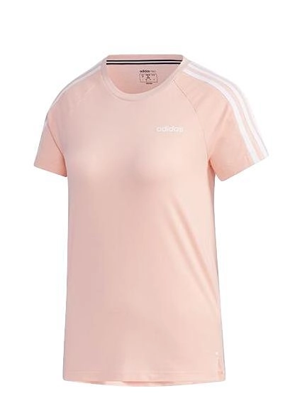 Adidas Neo Essential 3-stripes Short Sleeve T-shirt - Pink