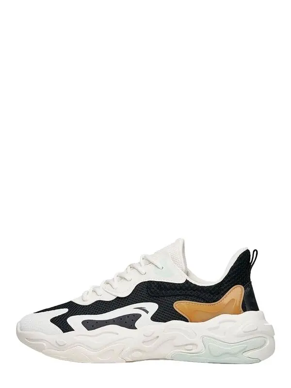 ANTA Pojian Sneakers - Black/ivory/yellow