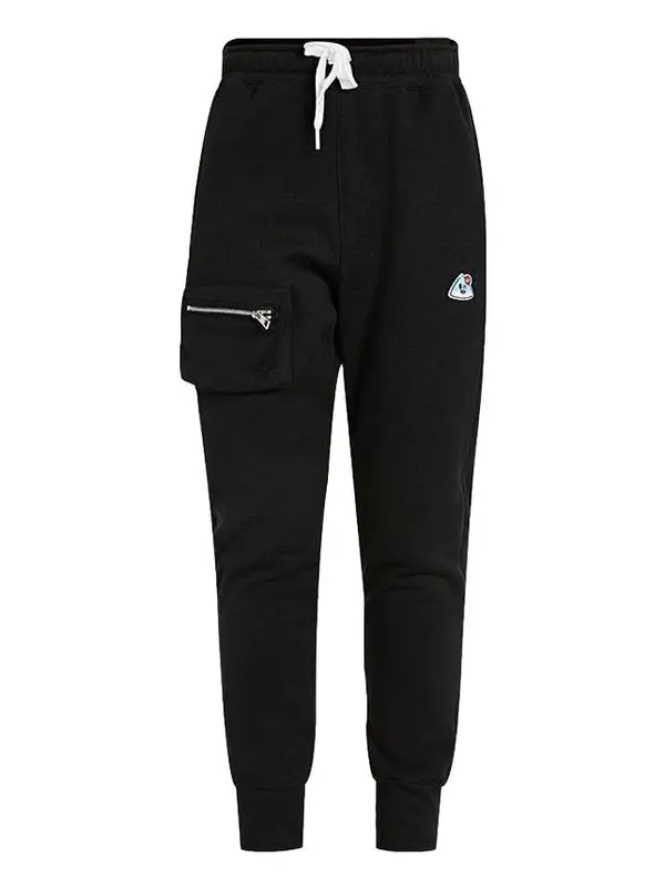 Nike Airmoji Ft Pant Wink Casual Breathable Sports Knit Long Pants - Black
