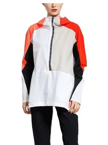 Under Armour Woven Graphic Anorak Jacket - White/black/orange