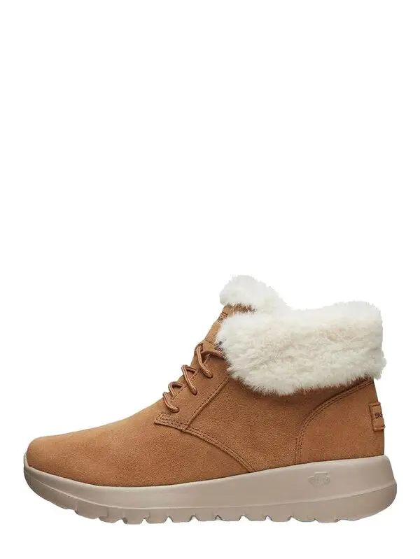 Sketchers On-the-go Joy Lush Lace-up Chukka Boots - Brown