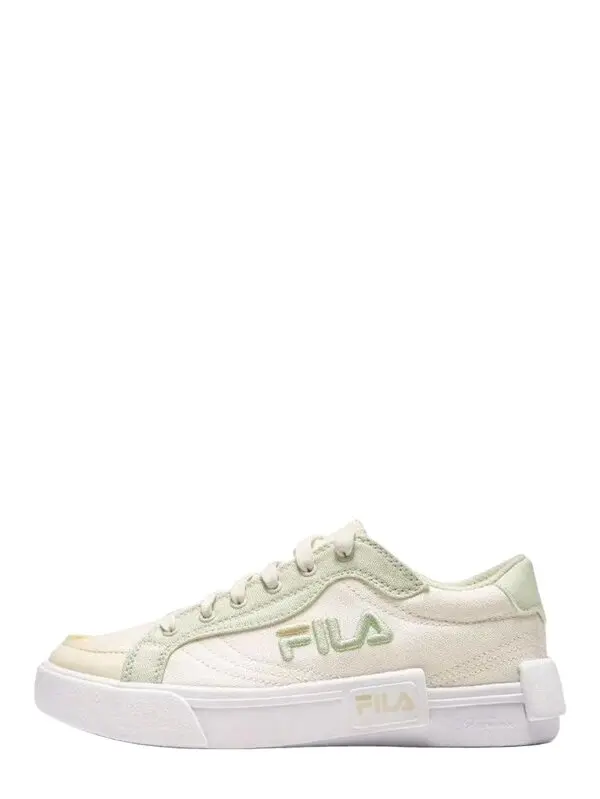 FILA Fusion Canvas Sneakers - White/green