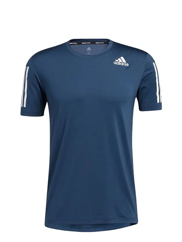 Adidas Tf Turf Ss Ftd 3s Sports Short Sleeve - Navy Blue