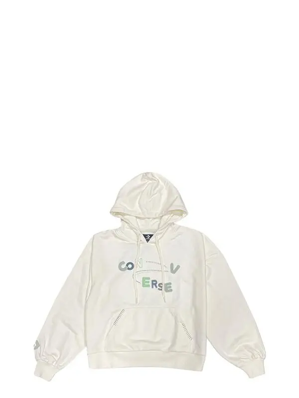 CONVERSE Chain Stitch Hoodie - Beige