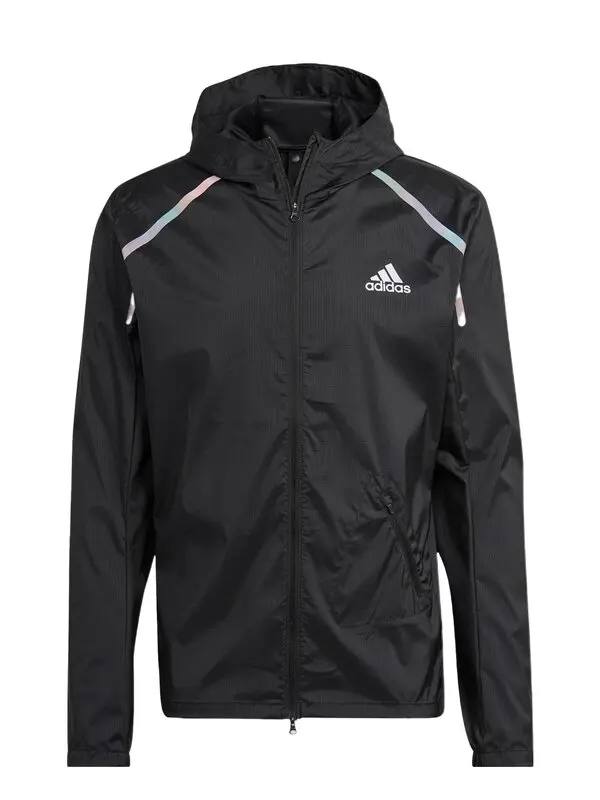 Adidas Sporty Hooded Jacket With Logo Detailing - Default Colorway