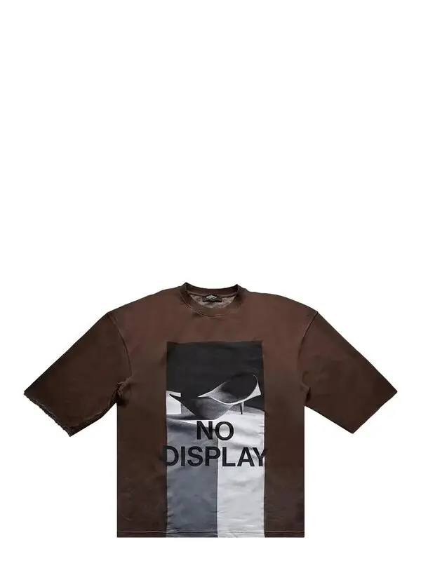 A-COLD-WALL* No Display Oversized T-shirt - Brown
