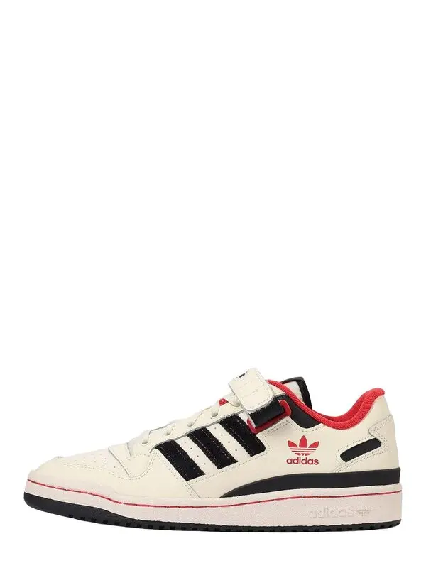 Adidas Forum Low Sneakers - Beige/black/red