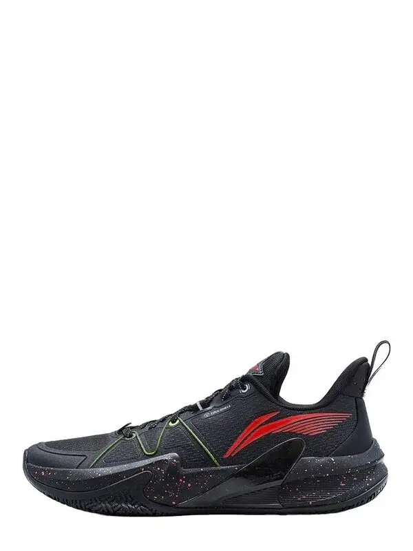LI-NING Light Speed 1.5 Low-top Athletic Sneakers - Black/red