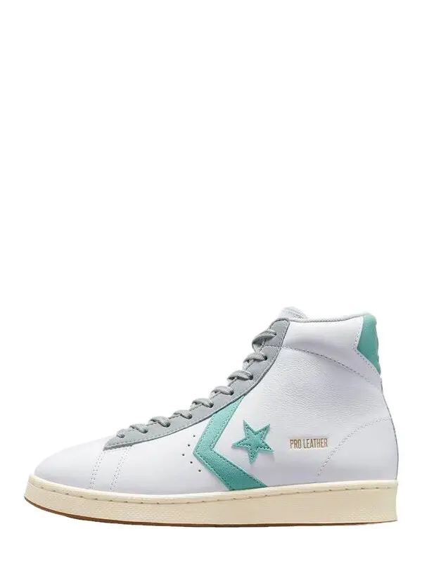 CONVERSE Pro Leather High Top Sneakers - White/blue