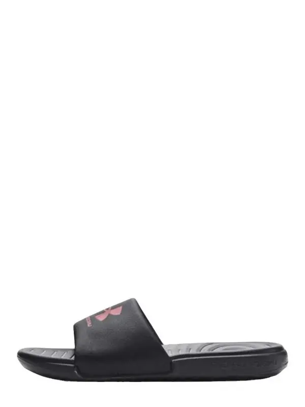 Under Armour Ansa Fixed Slide - Black/pink Elixir