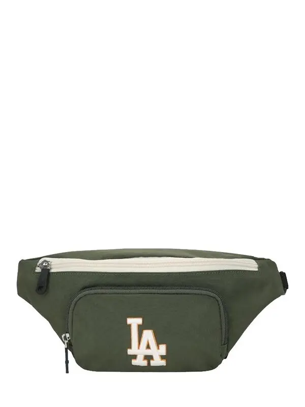MLB Retro Los Angeles Dodgers Logo Belt Bag - Army Green