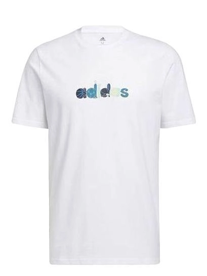 Adidas Logo Pattern T-shirt - Multi-color