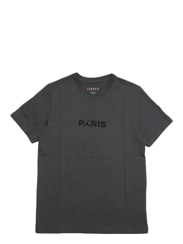 JORDAN Psg Club T-shirt 'black Grey - Black/grey