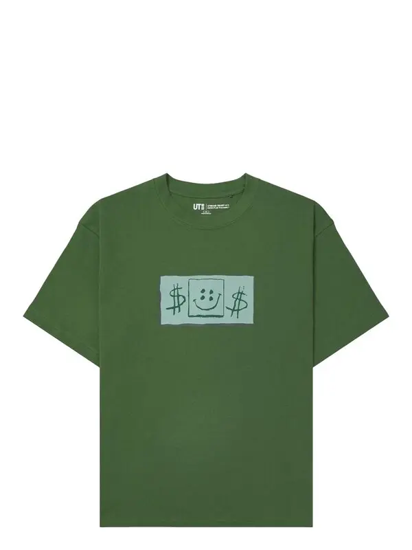 Uniqlo X Cactus Plant Flea Market Spongebob Squarepants Ut Graphic T-shirt - Olive