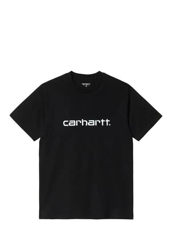 Carhartt Work In Progress Script Short Sleeve T-shirt - Black