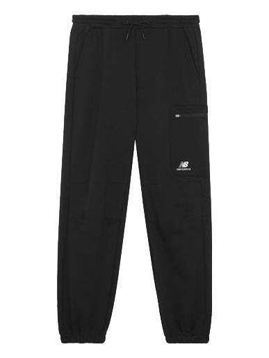 NEW BALANCE Logo Fleece Joggers - Black