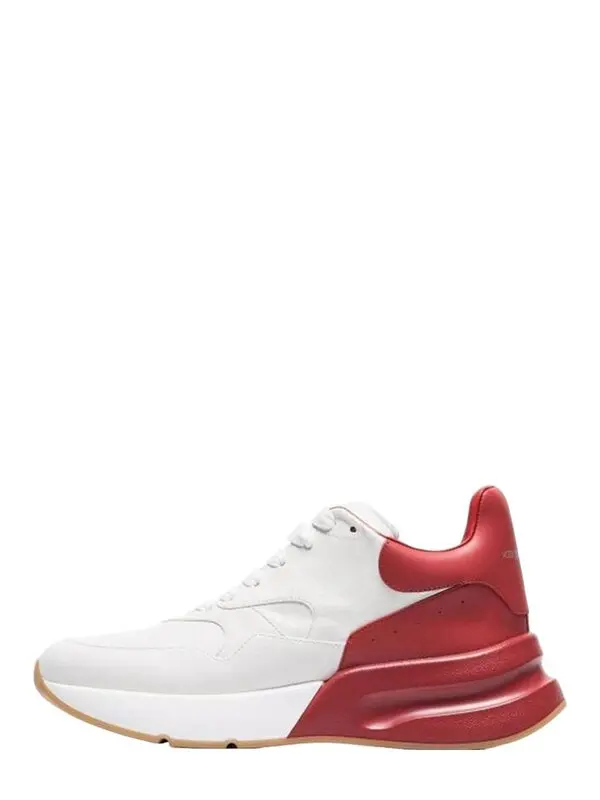 Alexander McQueen Oversized Sneakers - White/red