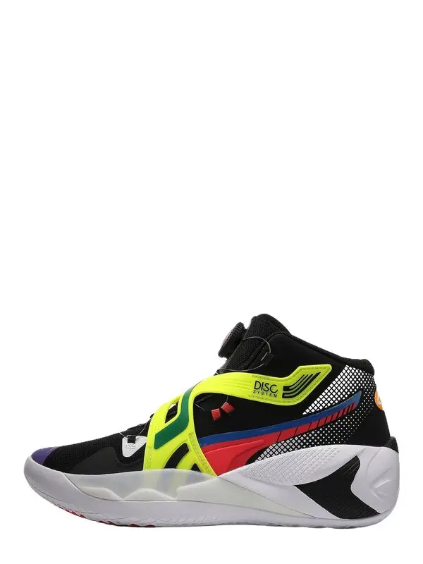 PUMA Disc Rebirth Athletic Basketball Sneakers - Black