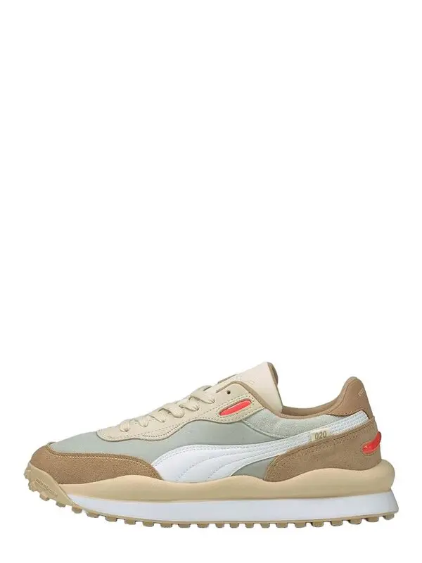 PUMA Style Rider Convey Sneakers - White/brown