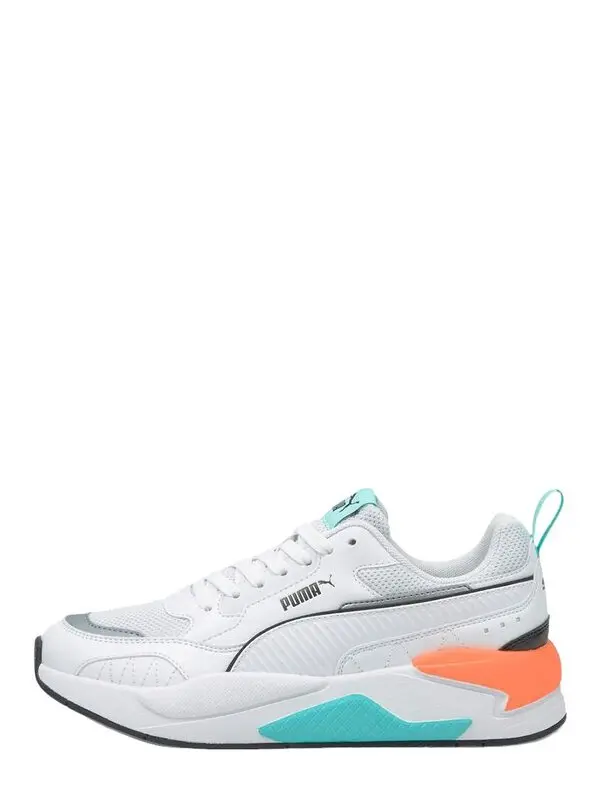 PUMA X-ray 2 Square Sneakers - White/orange/blue