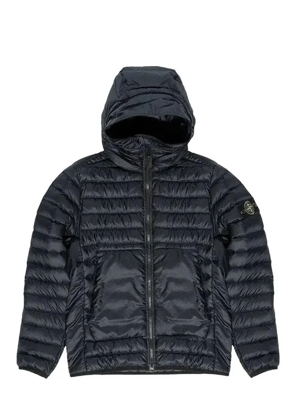 Stone Island Quilted Down Jacket - Navy