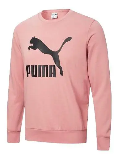 PUMA Casual Sports Round Neck Pullover - Pink