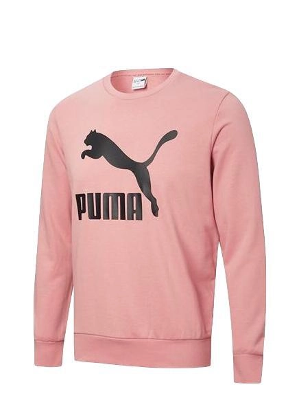 PUMA Casual Sports Round Neck Pullover - Pink
