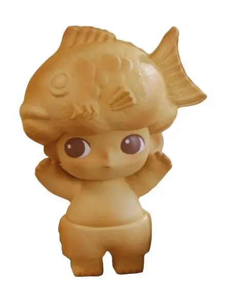 POP MART Dimoo Taiyaki Japan Limited Figures - Tan