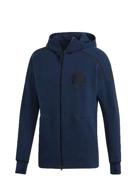 Adidas Basketball Sports Hooded Jacket - Black