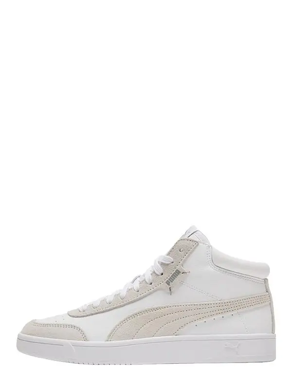 PUMA Court Legend Mid Sneakers - White/grey