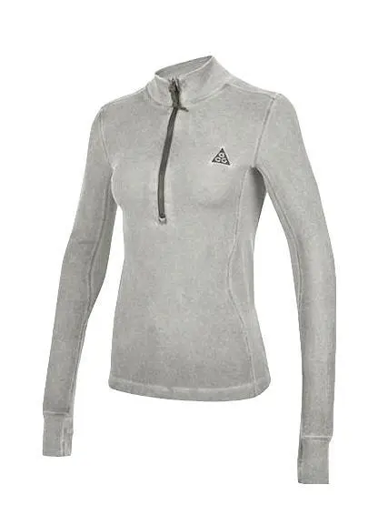 Nike Steeple Rock Half Zipper Long Sleeve - Grey