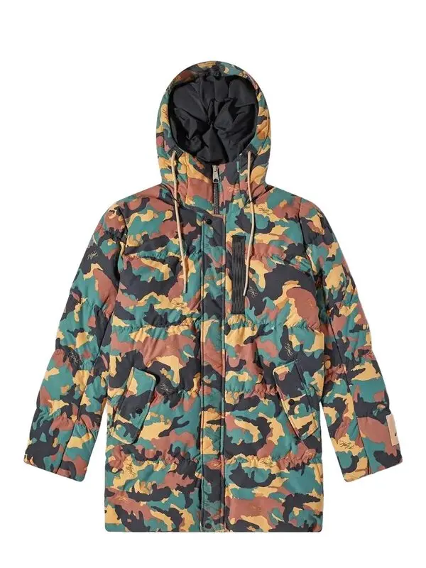 JORDAN Air Camouflage Down Coat - Noble Green Multi