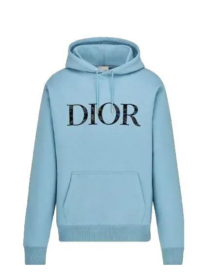Dior X Peter Doig Crossover Hoodie - Light Blue
