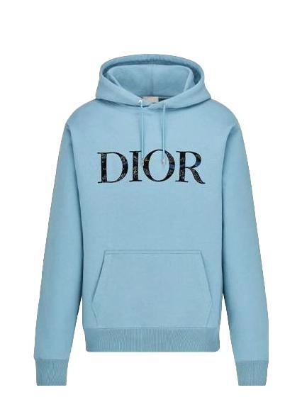 Dior X Peter Doig Crossover Hoodie - Light Blue