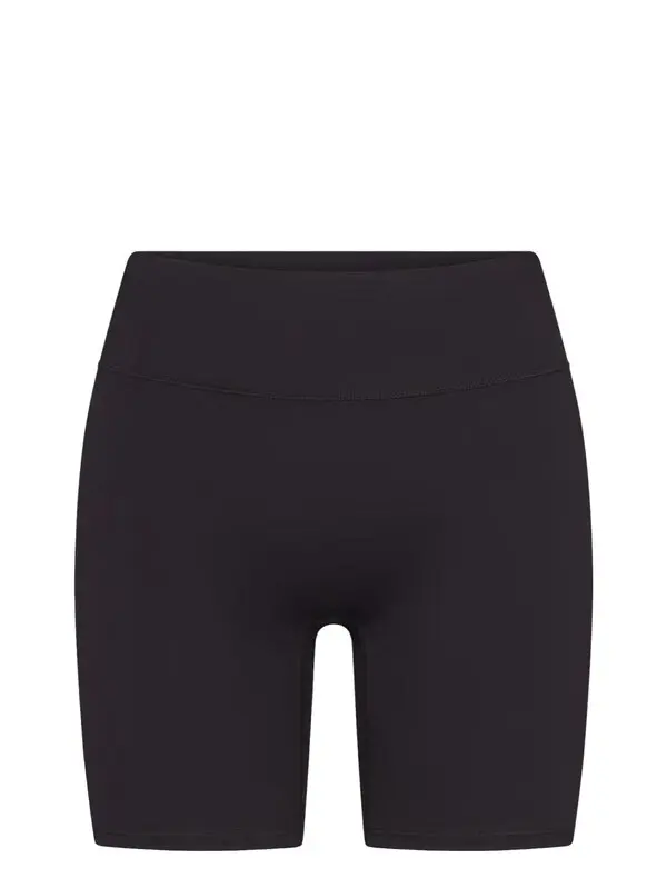 Nike X Skims Matte High-waisted Biker Shorts - Obsidian