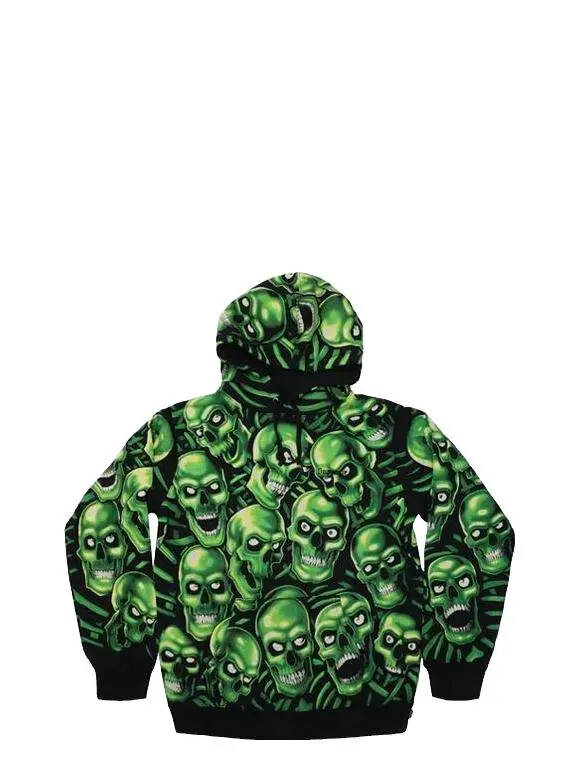 Supreme Skull Pile Hooded Sweatshirt - Green