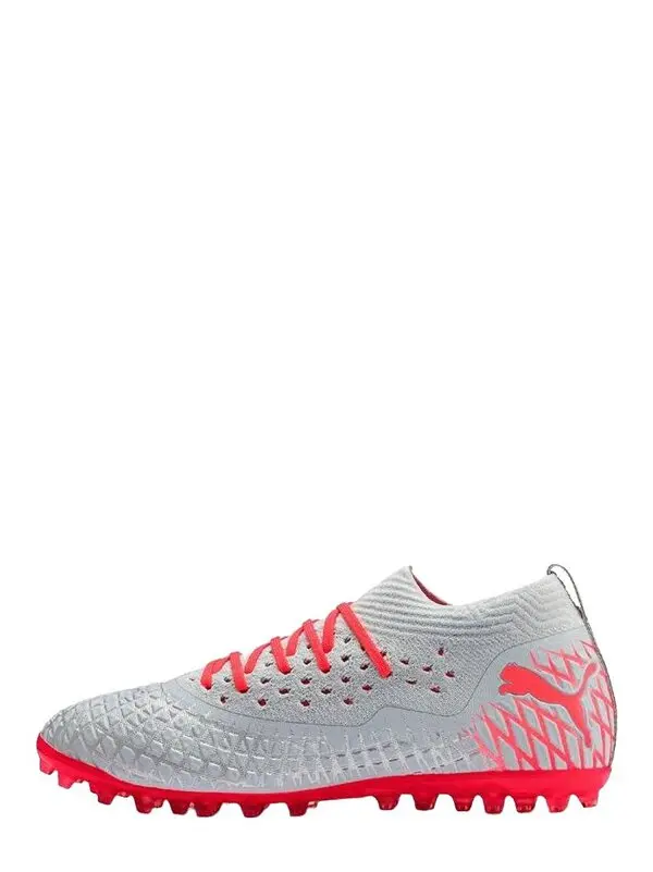 PUMA Future 4.2 Netfit Mg Football Boots - Grey/red