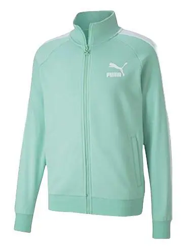 PUMA Iconic Stand Collar Zip-up Track Jacket - Green