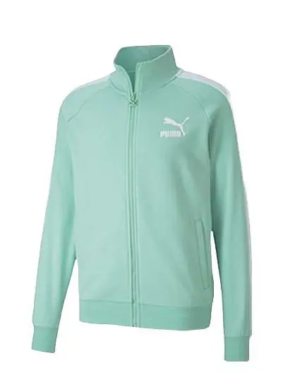 PUMA Iconic Stand Collar Zip-up Track Jacket - Green