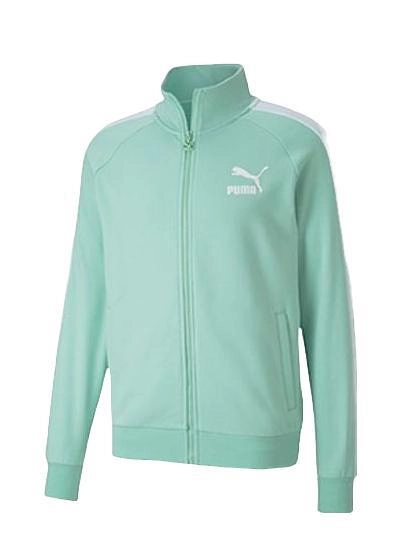 PUMA Iconic Stand Collar Zip-up Track Jacket - Green