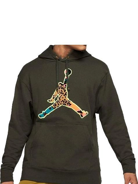 JORDAN Air Animal Instinct Knit Hoodie - Green