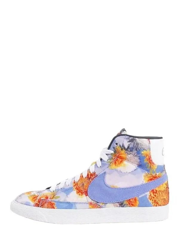 Nike Blazer Mid Prm Vintage Qs 'chicago - Blue/white