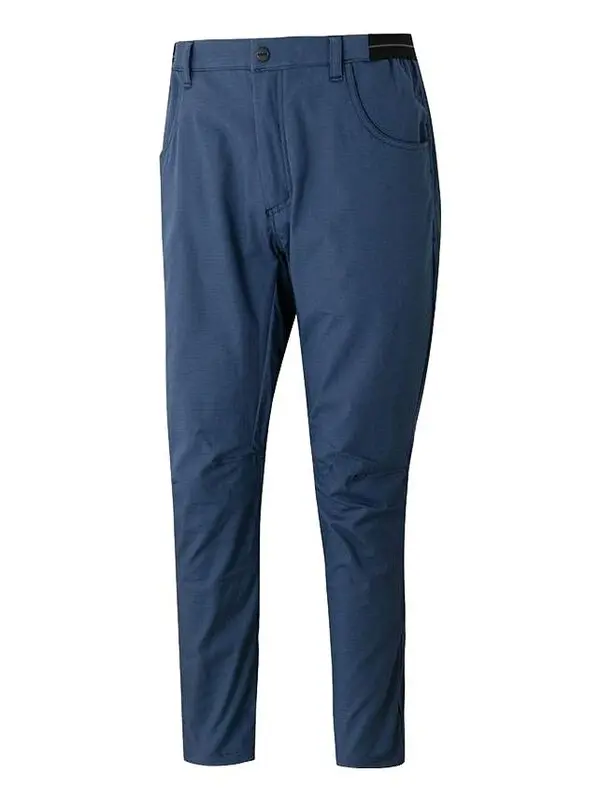 Adidas Felsblock Pants Solid Color Casual Breathable Long Pants Blue - Navy