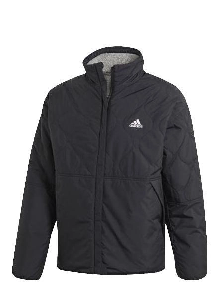 Adidas Reversible Boa Padded Jacket - Grey/black