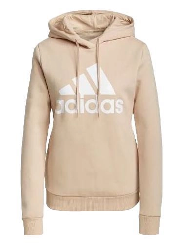 Adidas Logo Printing Hoodie - Tan
