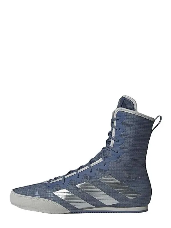 Adidas Box Hog 4 High Top Sneakers - Gray/blue