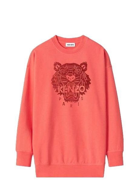 Kenzo Logo Pullover Hoodie - Red